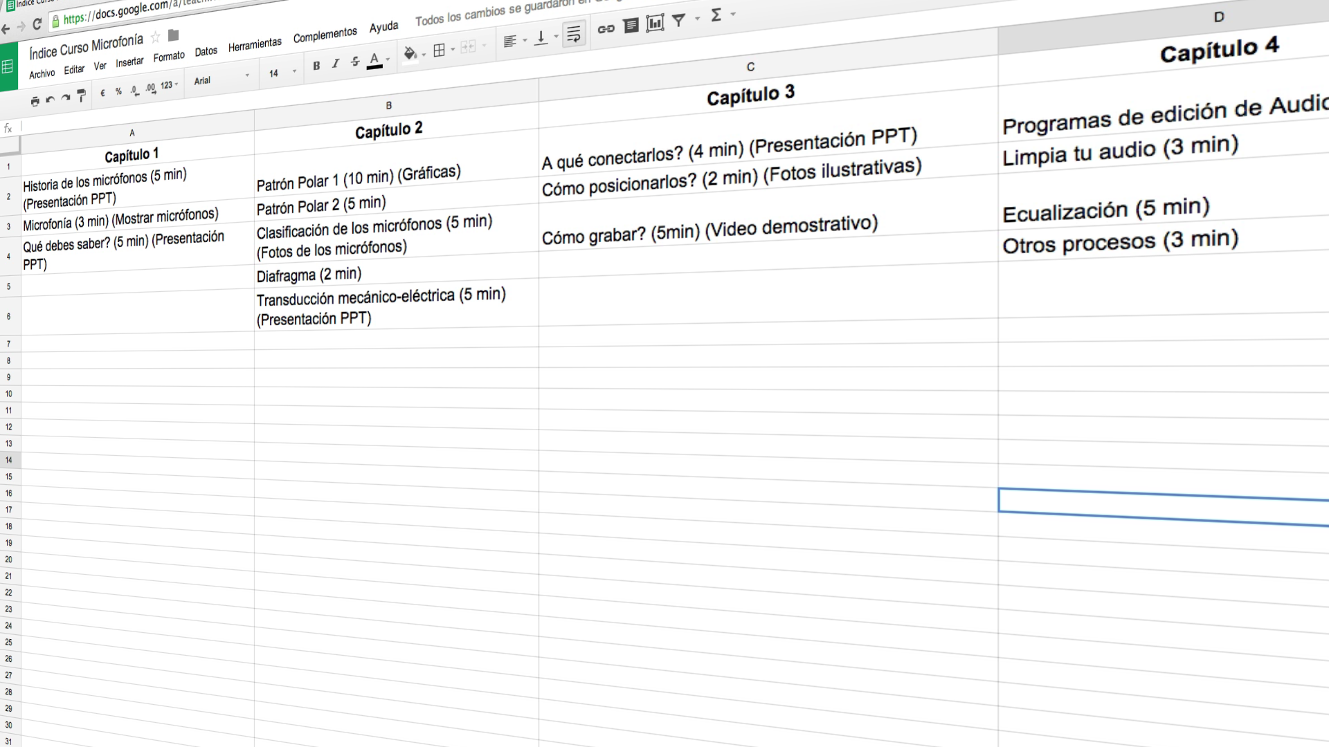 Indice Excel foto – Teachlr Blog